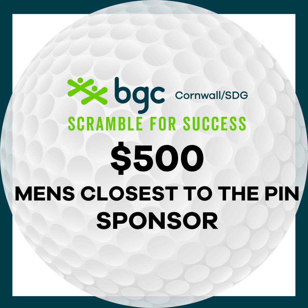 Mens Closest to the Pin Sponsor – BGC Cornwall/SDG